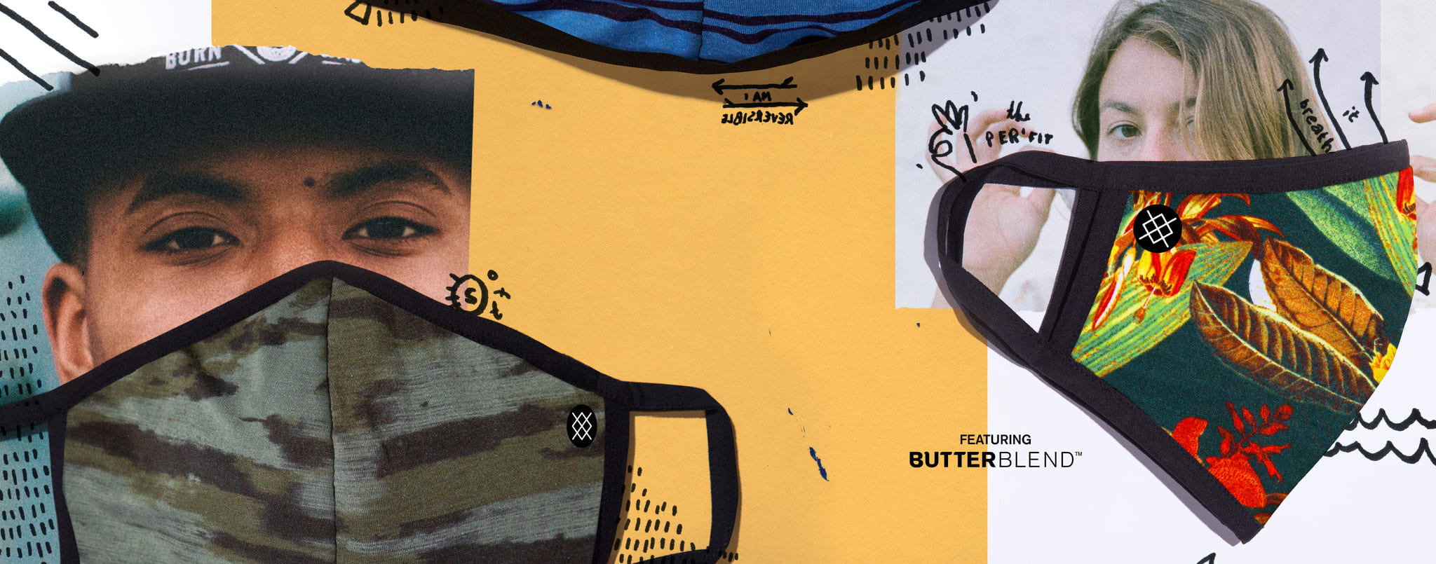 “BUTTER BLEND™”を使用したプレミアムなフェイスマスク | STANCE スタンス